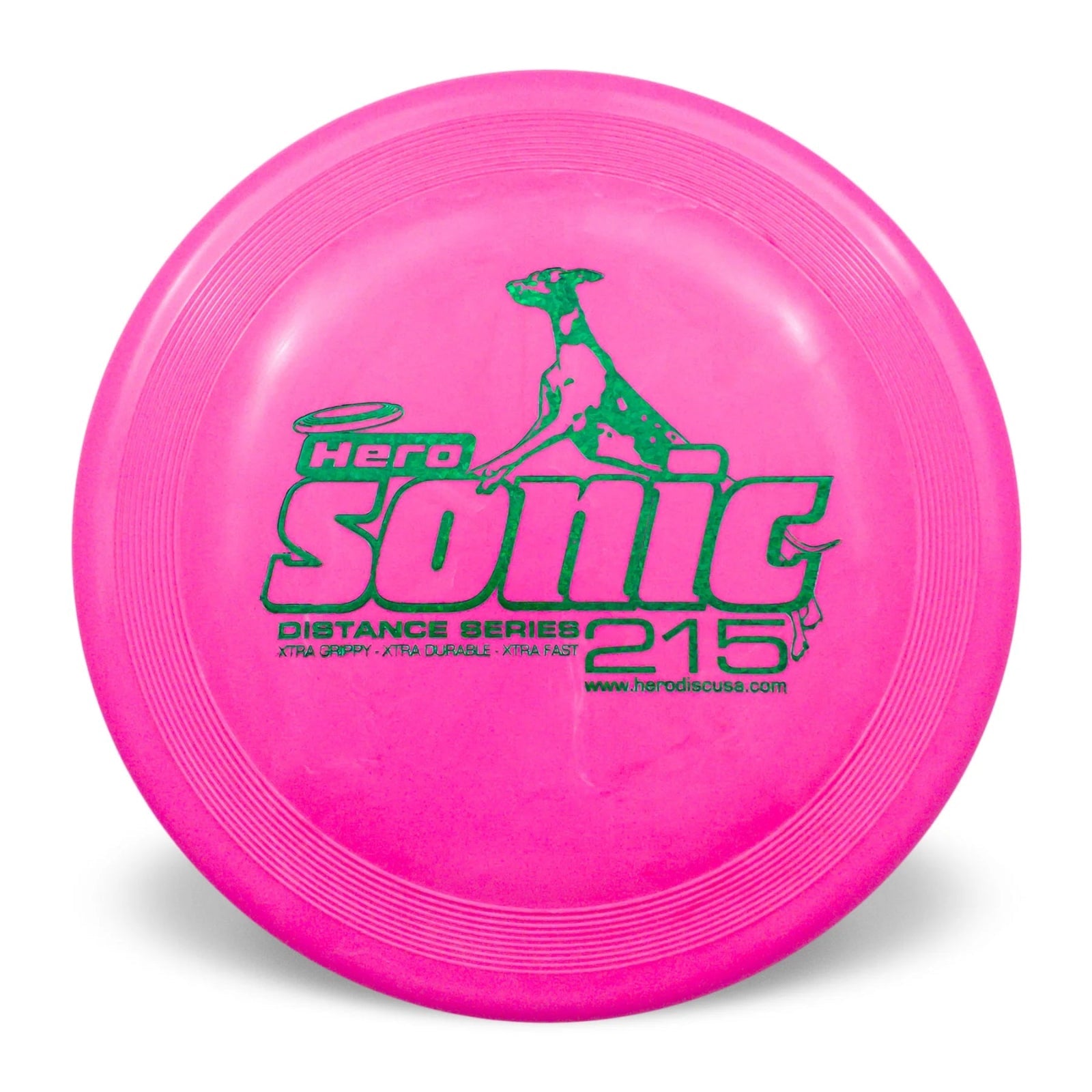 HERO SONIC FRISBEE - XTRA 215 DISTANCE PINK – INVIROX DOG TRAINING GEAR